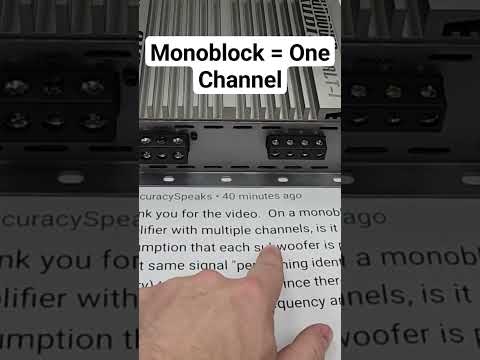 Monoblock = One Channel #sundownunofficial #sundownaudio #sundownpowersports #sundowntechsupport