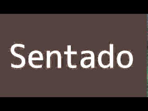 How to say Sitting in Spanish