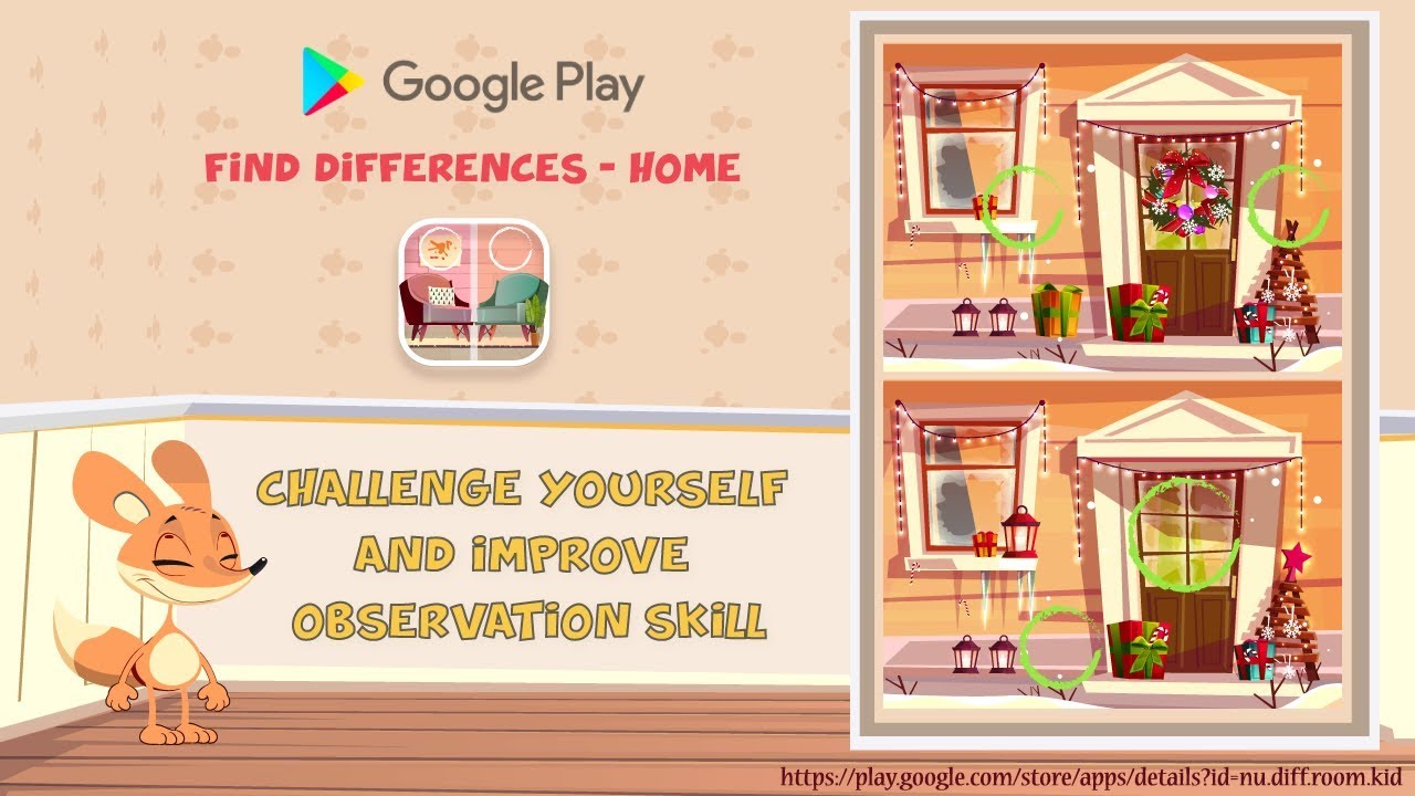 Find Differences - Home ( Free Android Game )
