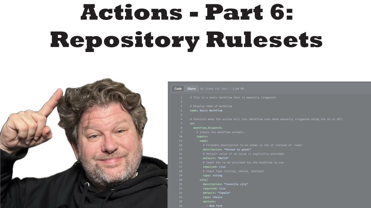 Introduction to GitHub Actions - Part 6 - Repository Rulesets