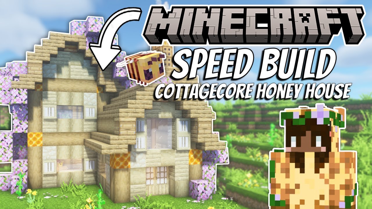 COTTAGECORE HONEY HOUSE! - Minecraft, Speed Build - Minecraft Builders