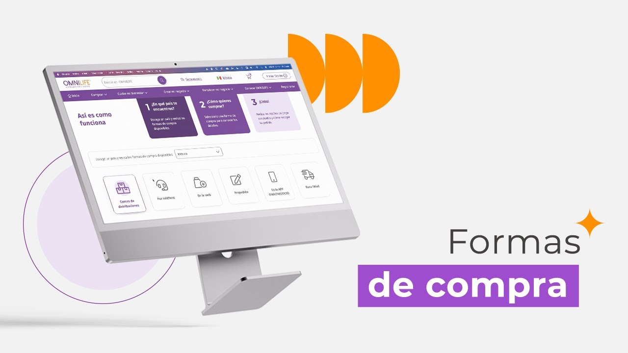 Formas de compra – Tutoriales portal OMNILIFE