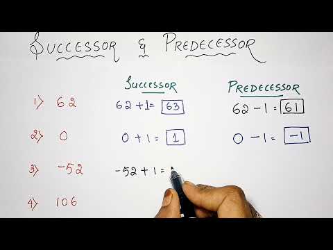 Learn Successor & Predecessor in 1 minute - Learn Maths | Class 4- Class 1@smartstudytechniques7439
