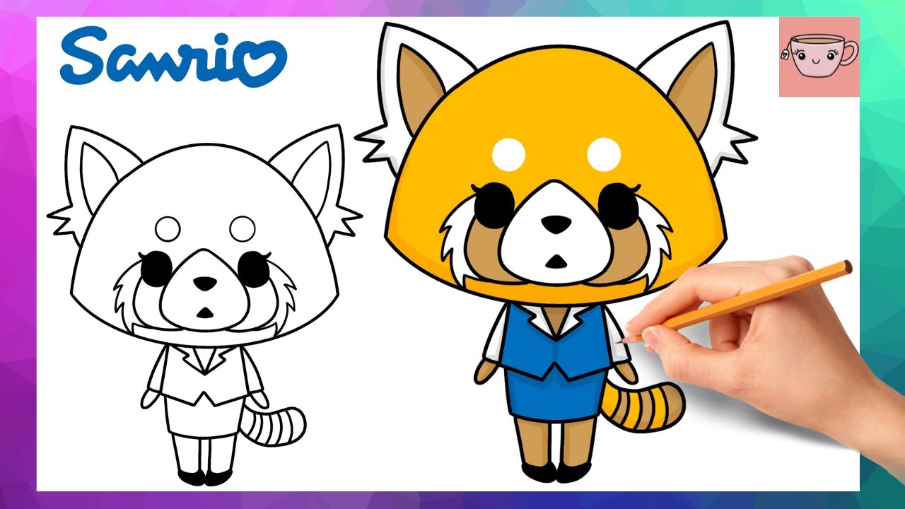 How To Draw Aggretsuko / Retsuko | Sanrio | Drawing Tutorial