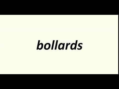 bollards - English Pronounced