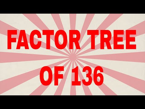 Factor tree of 136|Prime factor tree