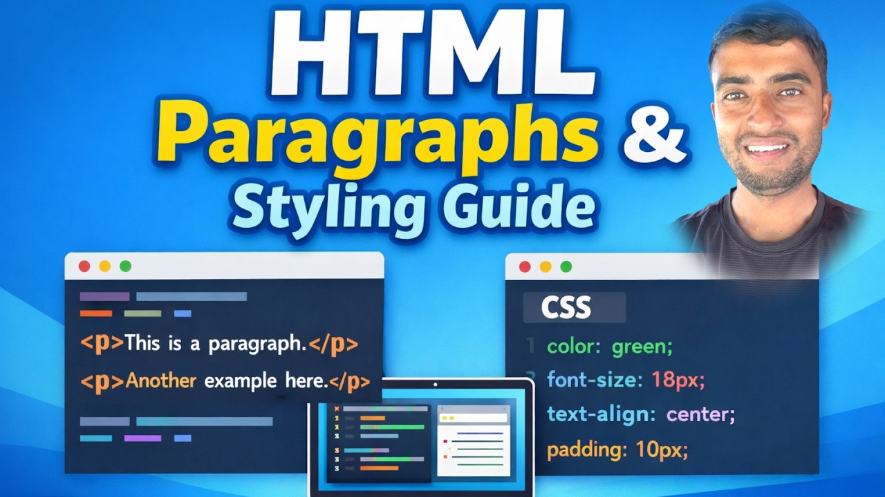 HTML Paragraphs ra Styling | Complete Guide for Beginners