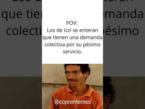 😂 Ya era hora de que pagará #Izzi por su pésimo servicio. #Telmex #Internet #Totalplay #Culerizzi
