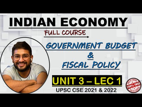 Government budget and fiscal policy Video Lecture - Crash Course for ...