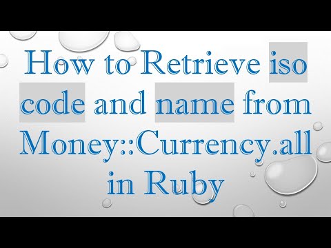 How to Retrieve iso code and name from Money::Currency.all in Ruby