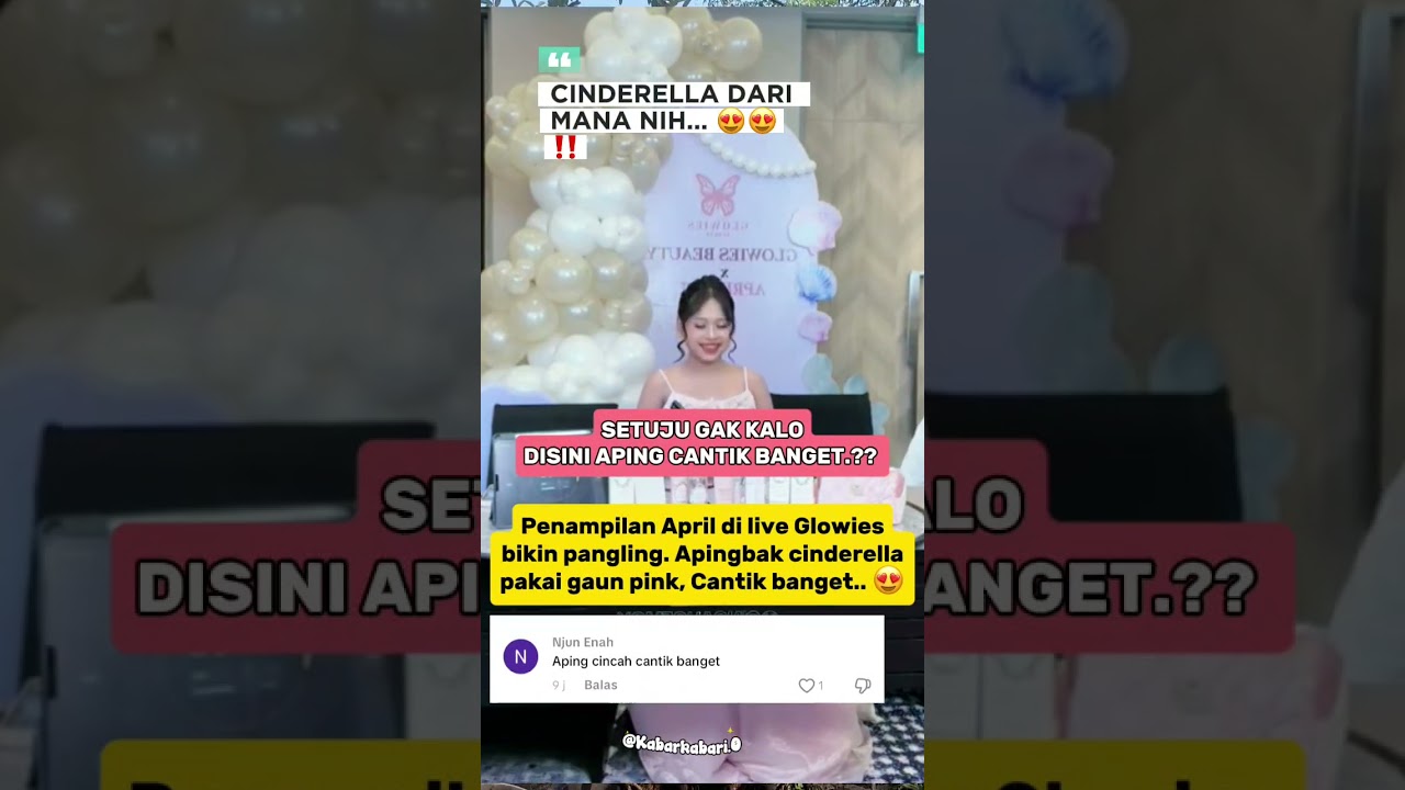 PANGLING. ‼️APING SEPERTI CINDERELLA.. 😍