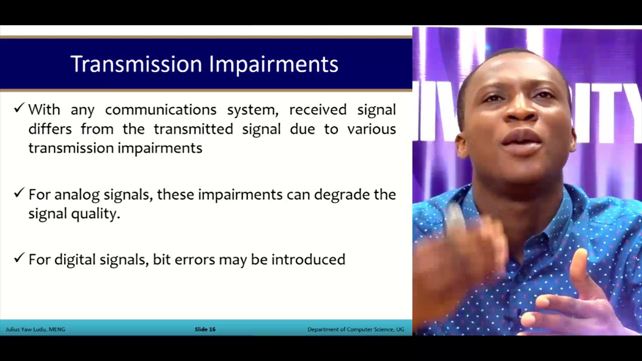 CSIT 302: Data Communication - Session 3A: - Data Transmission