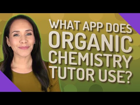 What app does organic chemistry tutor use?