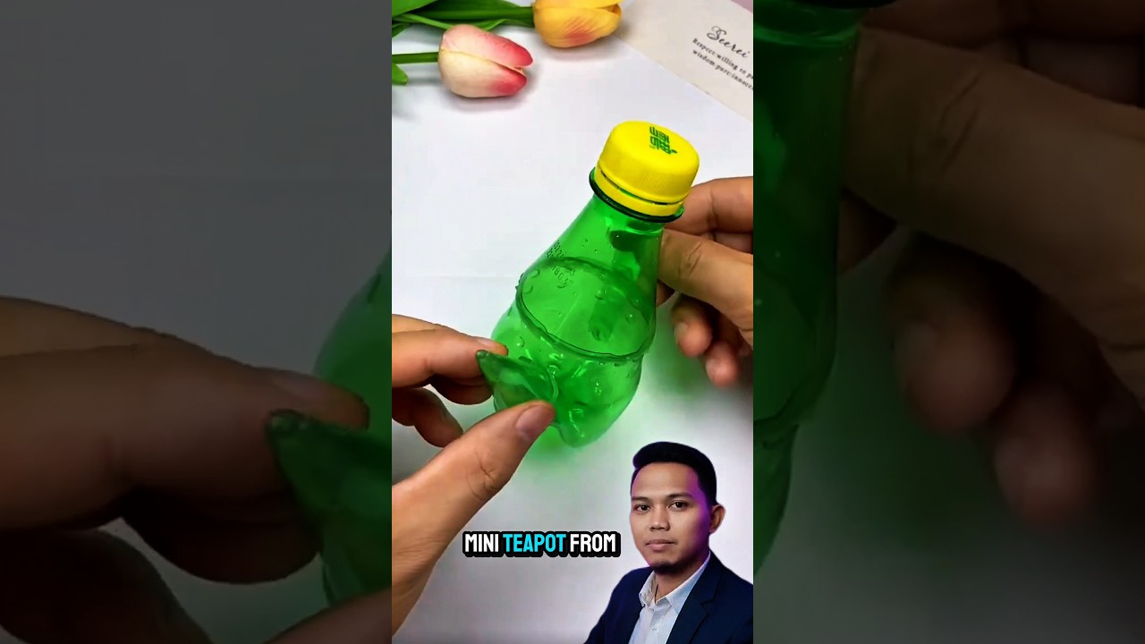 🇺🇸 Genius Plastic Bottle Hack 🧃 | Turn It Into a Mini Teapot!