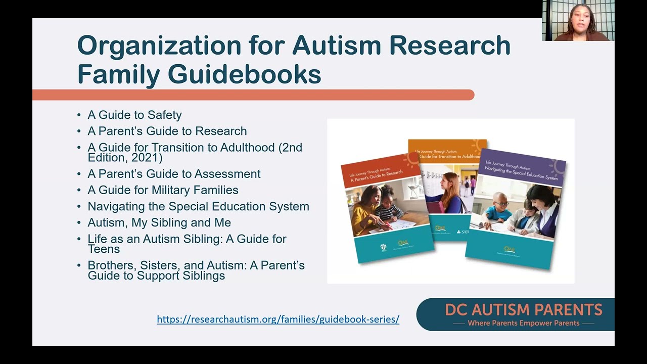 Organization for Autism Research (OAR) Resources