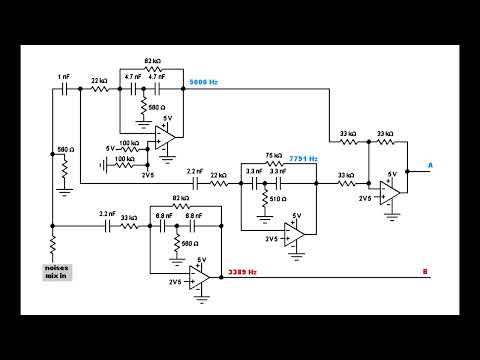 DR-110 drum machine analog hi-hat sound generator circuit – Sbranvlztronics