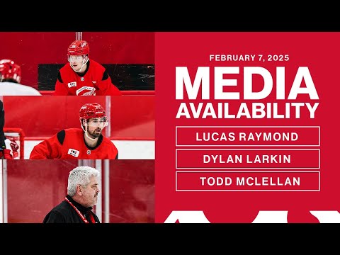 Video: Raymond, Larkin, coach McLellan speak after Friday’s practice ...