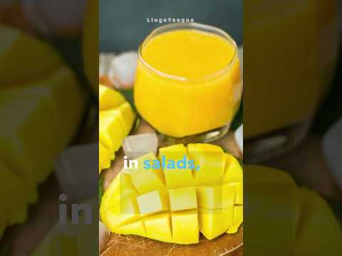 The meaning of Mango: Learning English words