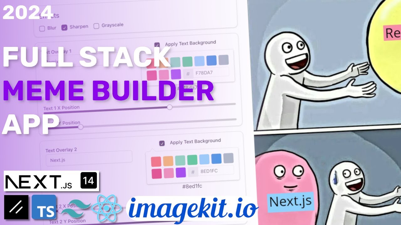 Building a Full Stack Meme Generator with Next.js and ImageKit | Galaxy.ai