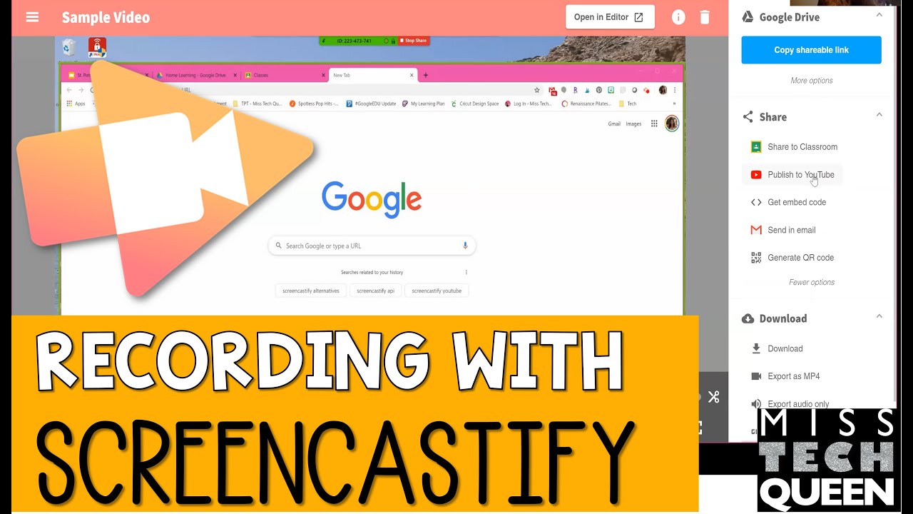 Screencastify Tutorial 2020 |  Teaching Digital Lessons