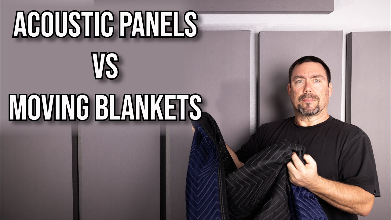 Acoustic Panels vs Moving Blankets: Is There a Difference?