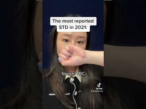 What was the most reported STD in 2021?