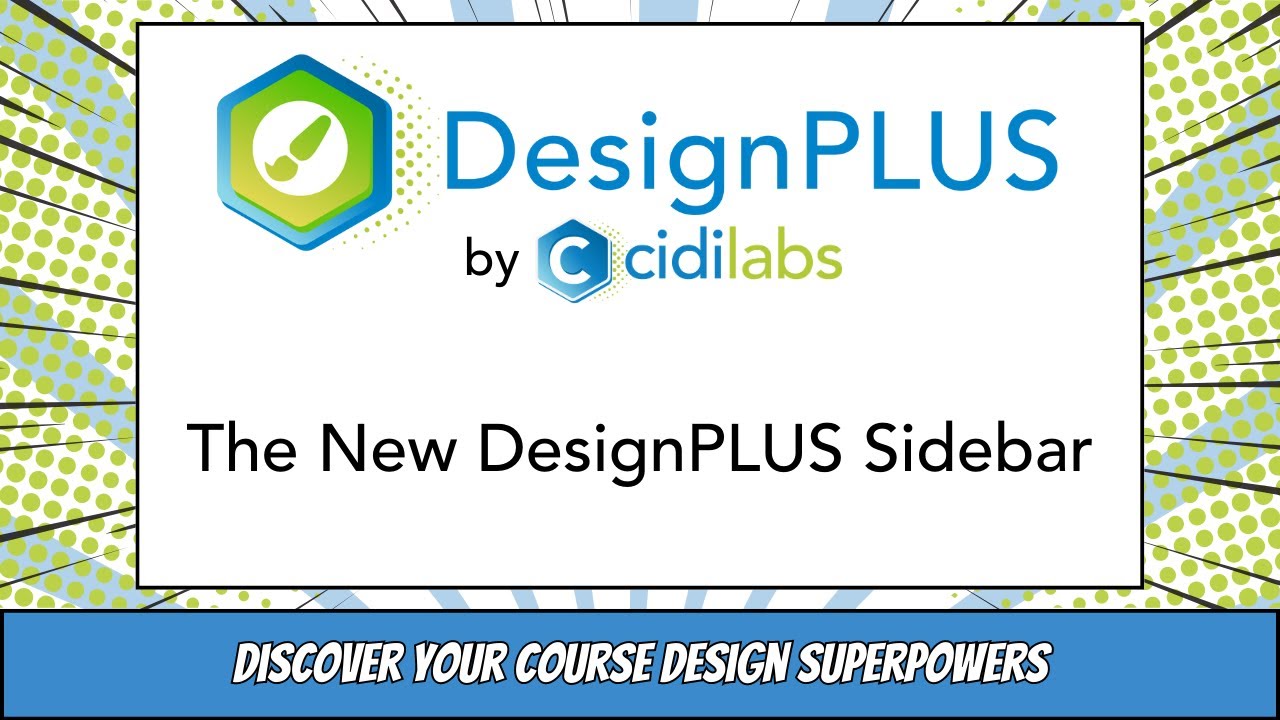 Introducing the New DesignPLUS Sidebar for Canvas