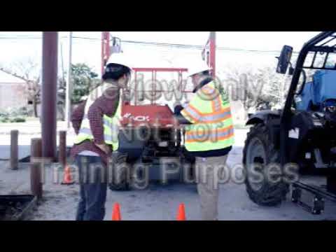 Aerial and Scissor Lifts (MEWP Training Requirements) - Spanish