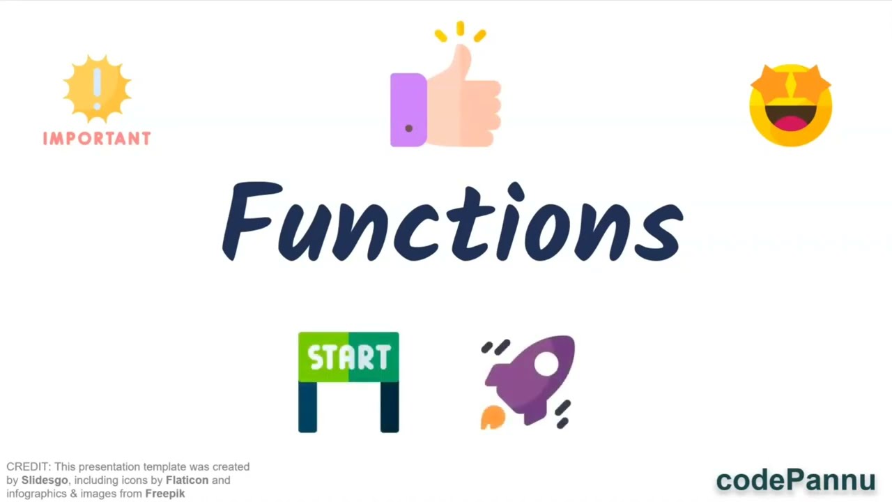 L5 - V1 - What is a function | Introduction to Functions | Python Basics for students