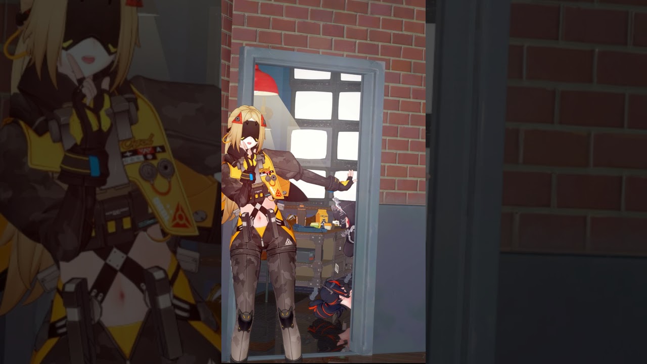 zzz trigger x ellen joe x zhu yuan mmd #zenlesszonezero #fun #animation #recommended #shorts