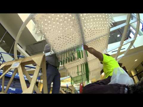 CSU Ram Logo Installation at Lory Student Center