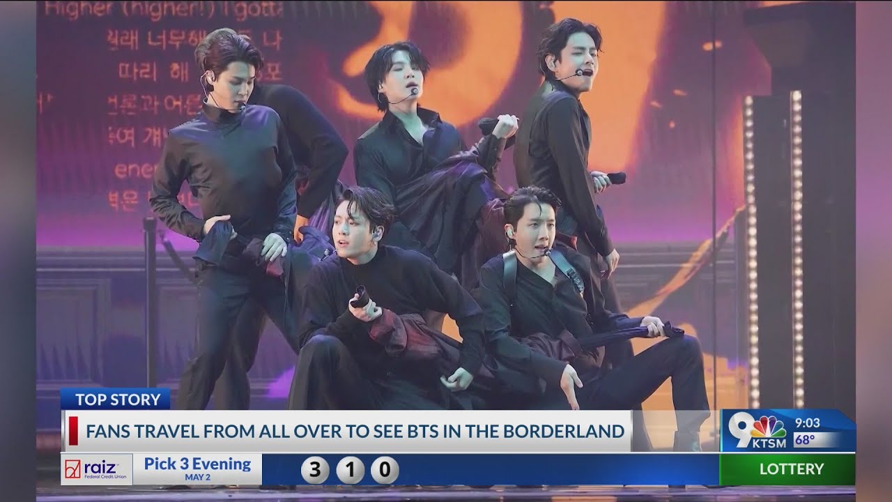 Fans travel from all over to see BTS in El Paso