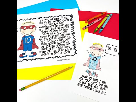 Zero the Hero Classroom Counting FUN