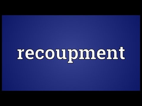 Recoupment Meaning