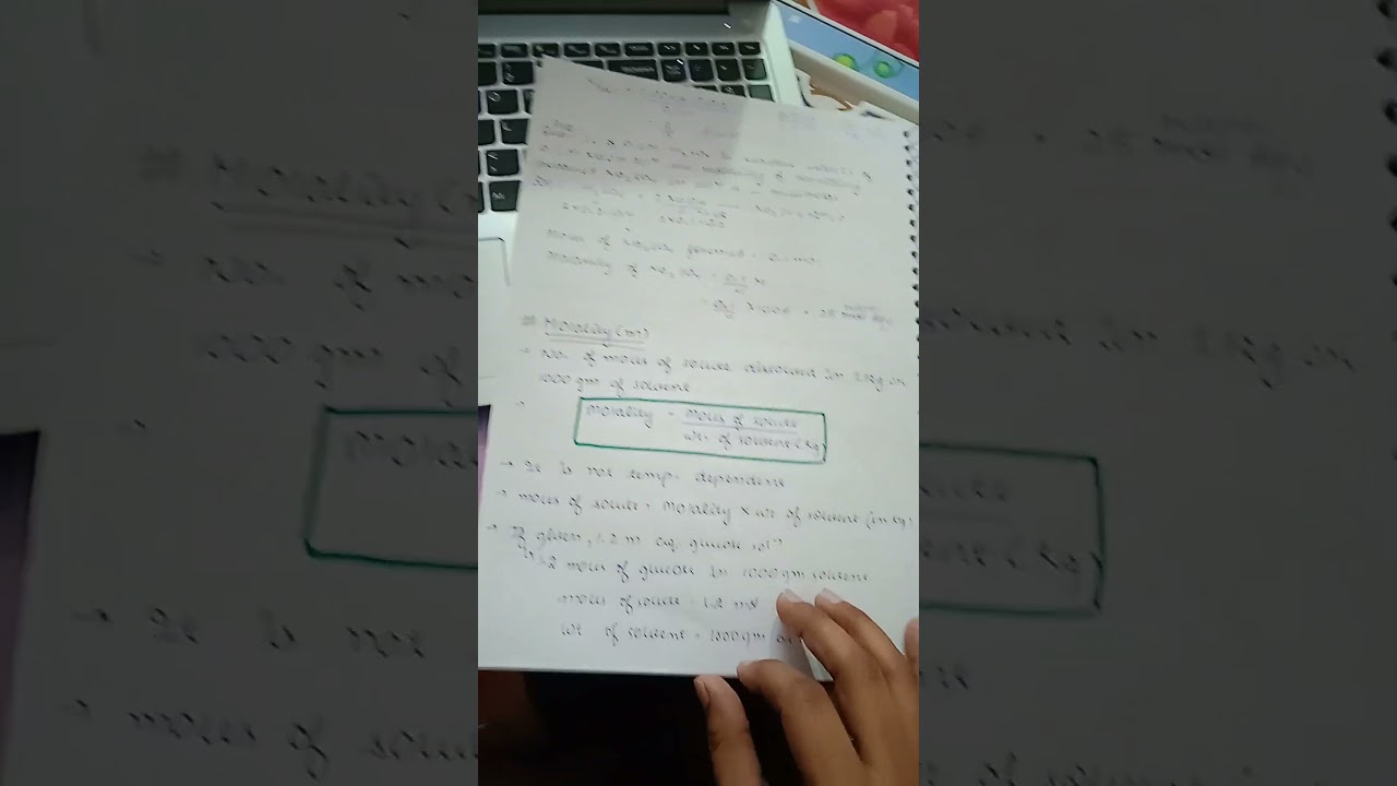 chapter- Solutions. Lecture-1,2 notes. PDF in pinned comment #jee