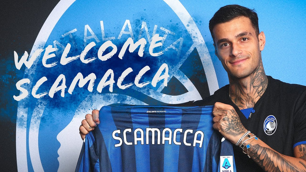 Tutto Scamacca, il video del suo arrivo a Bergamo e quello sul meglio ...