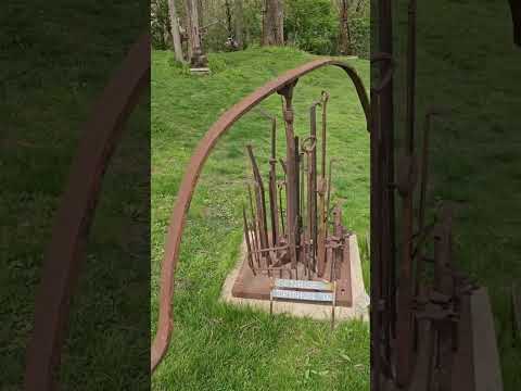 Galena Illinois West Street Sculpture Park 🎨🤖🧑🏼🎨 #illinois #art #sculpture