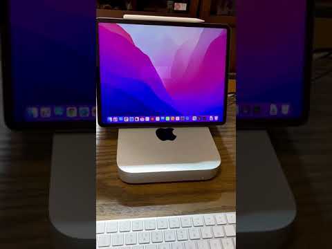 Turn an iPad into a Mac mini’s main display using apple script #shorts