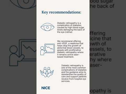 Diabetic retinopathy: NICE guideline