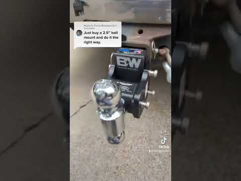 BW Tow&Stow Hitch! #shorts #trailer #tools #diy #trucks