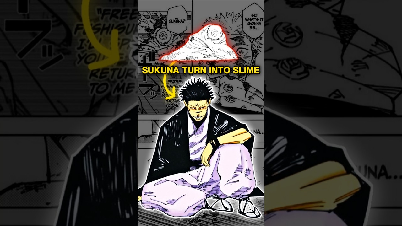 Sukuna Turn into slime 🤯 #jujutsukaisen #anime