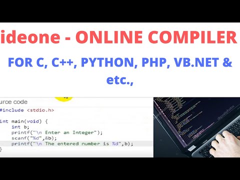 Online Compiler for C, C++, Java, Python, PHP, VB.NET and etc.,