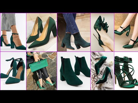 #New #High #Heels and #sandals designs / #Green sea Green Heels/pumps/sandals collection