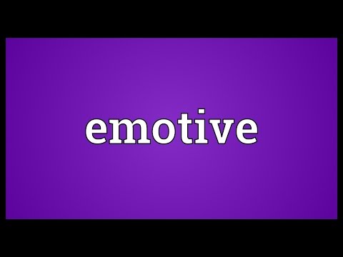 Emotive Meaning
