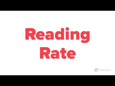 Reading Rate