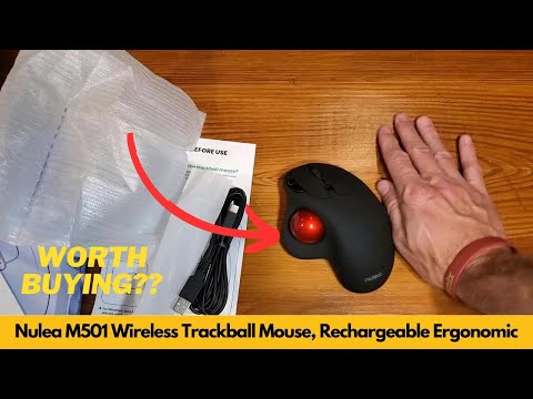 Nulea M501 Wireless Trackball Mouse, Rechargeable Ergonomic, Easy Thumb Control | Worth Buying?