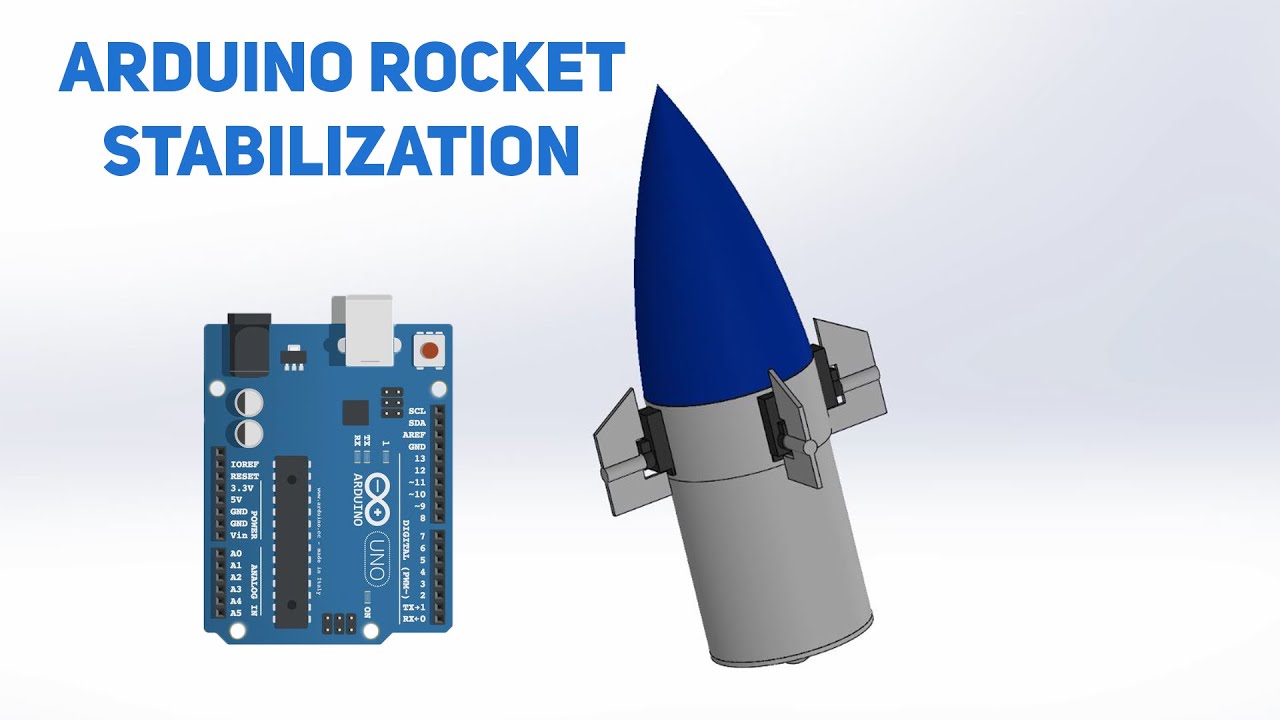 Homemade Arduino-stabilized model rocket