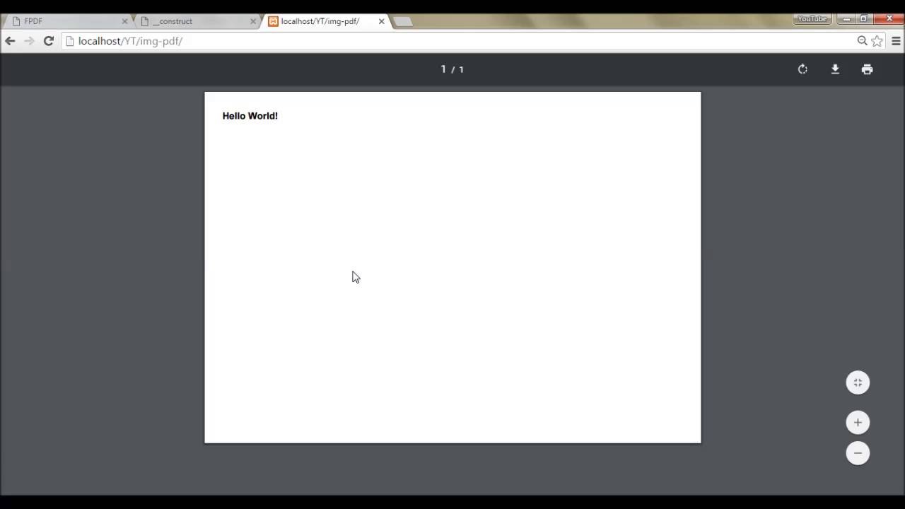 Create PDF using PHP -  FPDF -  2 -  Options available in  Constructor