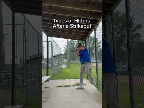 Types of Hitters After a Strikeout 🤣