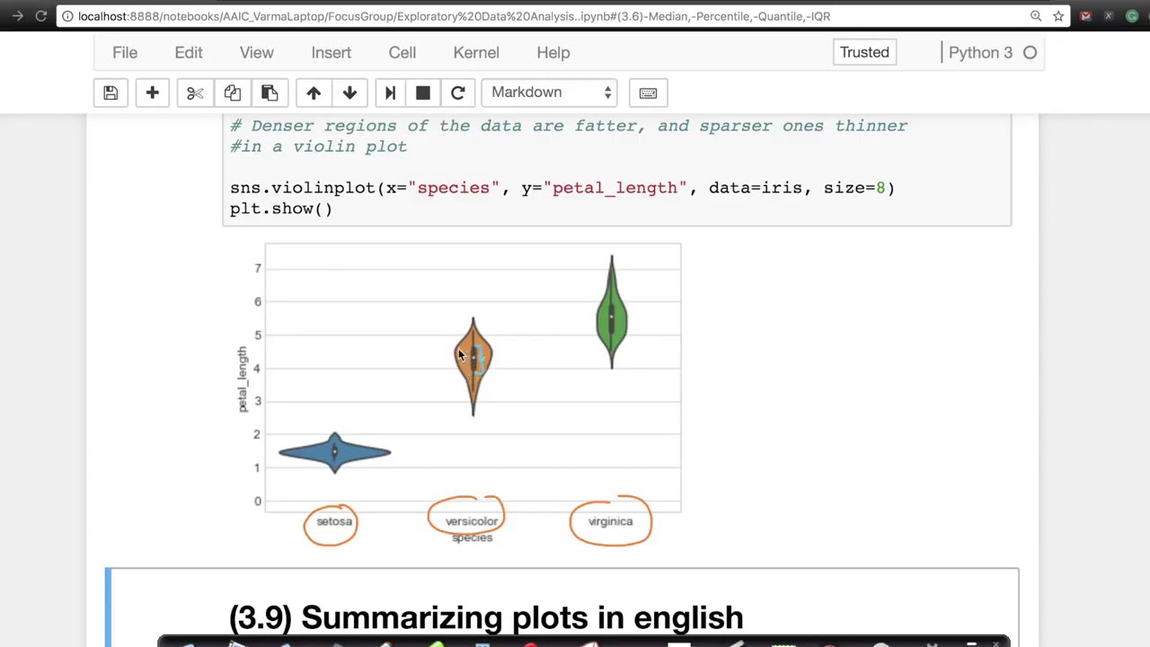 Python Data Visualization | How to create Violin Plots | Violin Plots Interpretation | Seaborn
